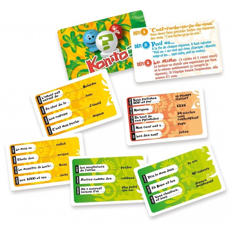 Konito jeu d'ambiance : complétez un maximum de phrases cultes