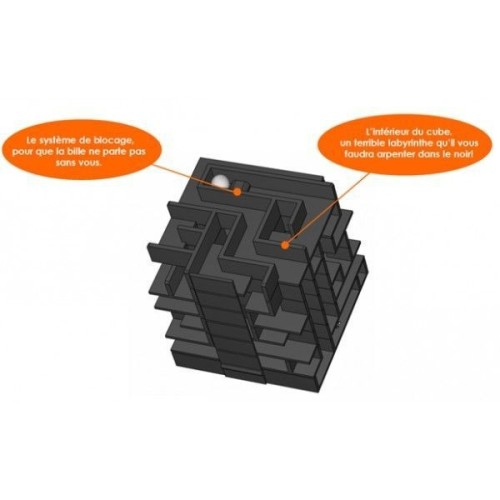 Cube Inside marron vicious, casse-tête, boutique de jeux, Variantes.