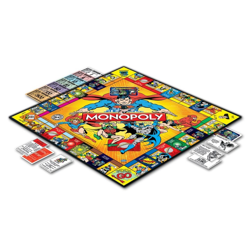 Monopoly DC Comics VF - Boutique de jeux de société en ligne Variantes.