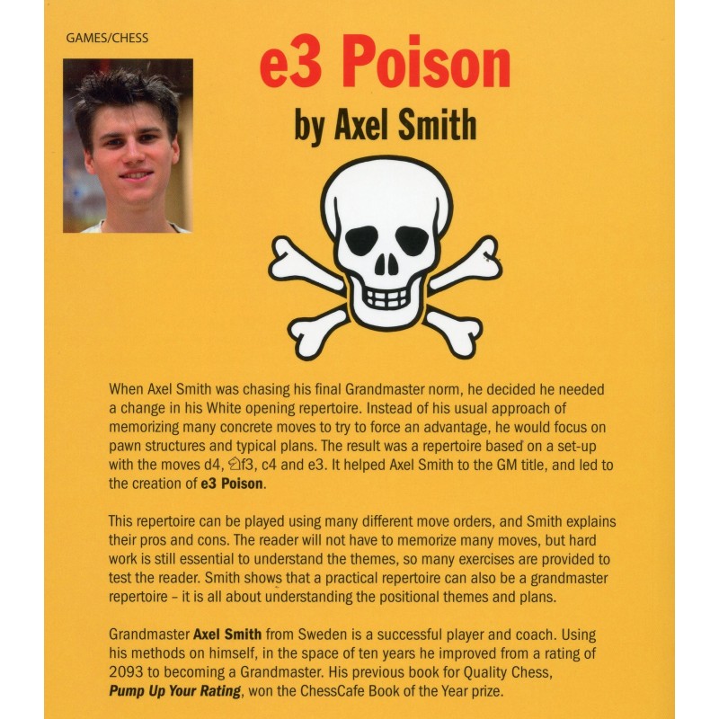 Acheter Smith - E3 Poison chez Variantes votre librairie Echecs de Paris