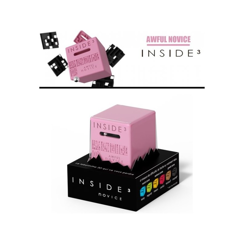 Cube Inside Rose Awful novice - Boutique de cubes et casse-têtes Variantes.