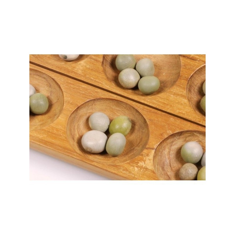 Awale en bois d'acacia (awele) - Boutique de jeux traditionnels Variantes