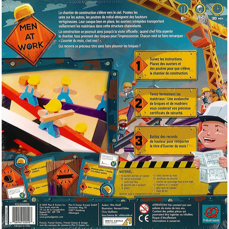 Acheter - Men at Work - Jeu de Société - Boutique Variantes Paris