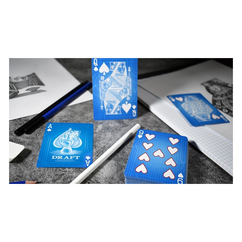 Acheter Cartes Bicycle Draft Bleu - Artist Series - Boutique Variantes ...