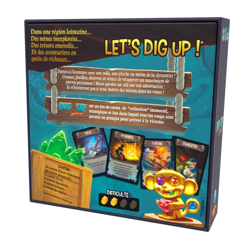 Acheter Dig Up Adventure - Jeu de Société - Boutique Variantes Paris ...