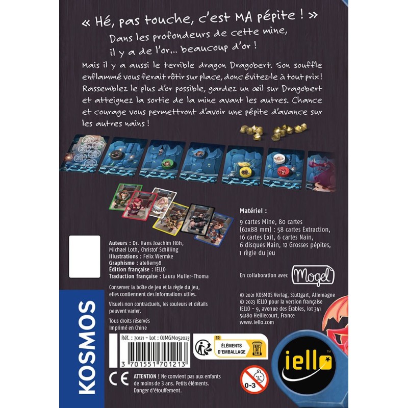 Acheter My Gold Mine - Jeu de Société - Boutique Variantes Paris - Iello