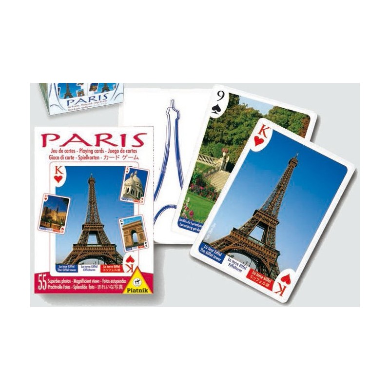 Cartes à Jouer Paris et ses Monuments - Boutique Variantes - Piatnik