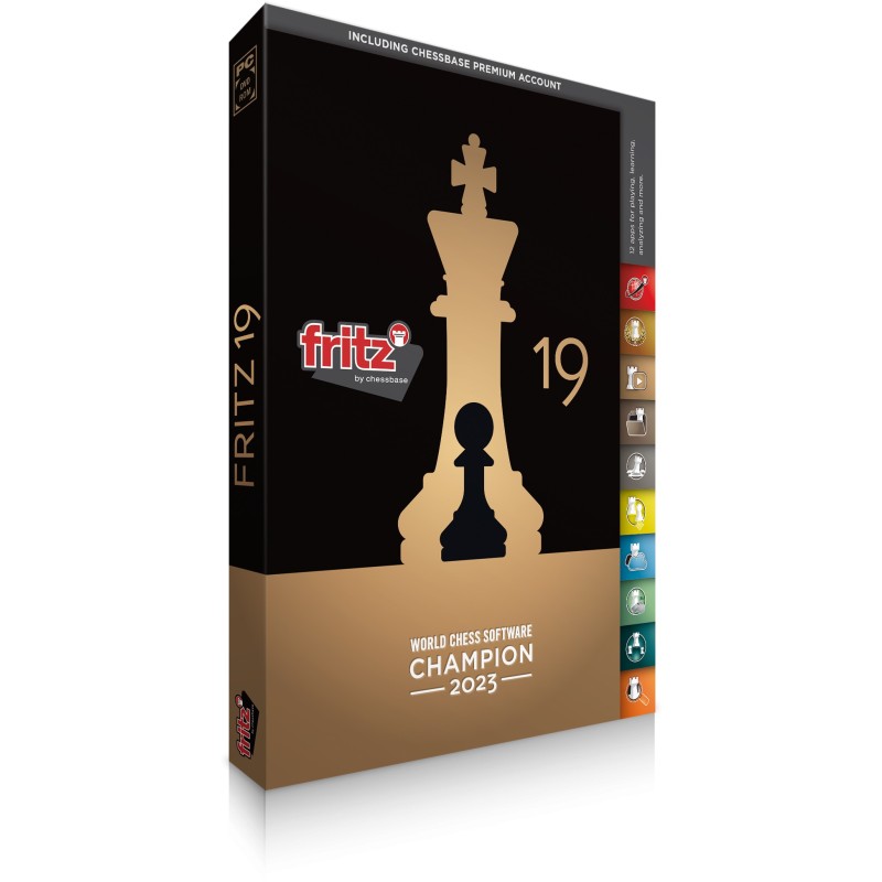 DVD Fritz 19 - 2023 - Logiciel Jeu d'Echecs - Boutique Variantes Paris
