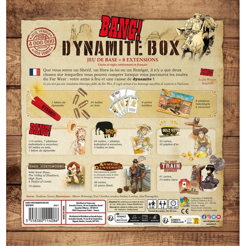 Acheter - Bang Dynamite Box - Jeu de Société - Boutique Variantes Paris