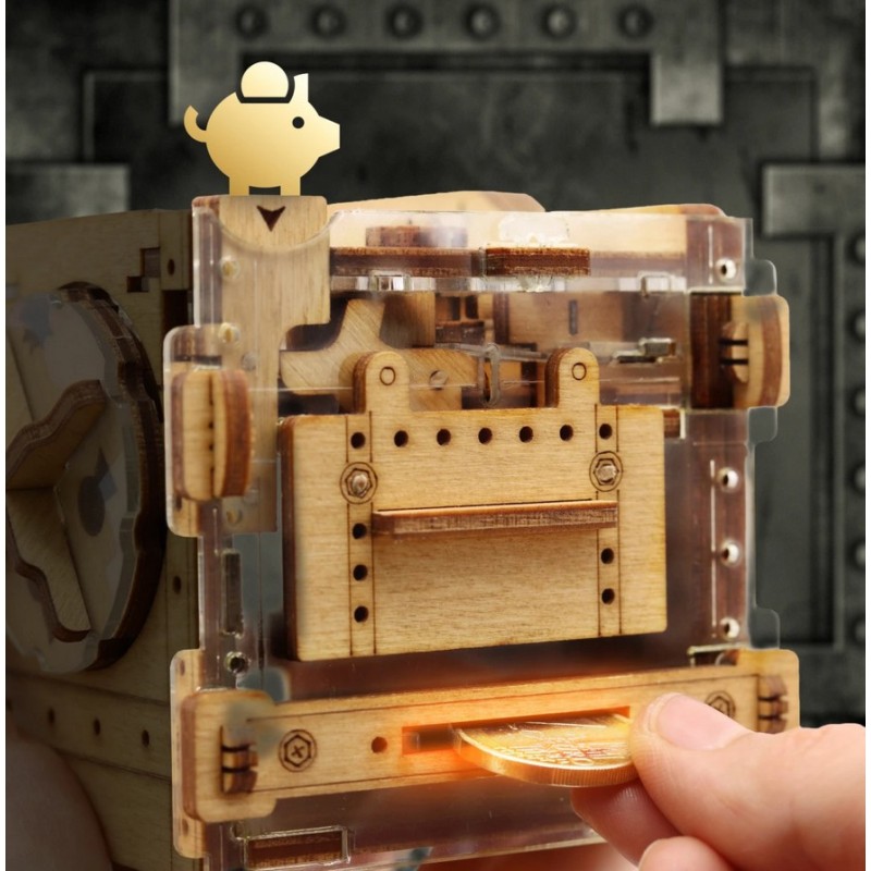 A-Maze-ing Safe - Boite Casse-Tête Bois - Boutique Variantes Paris ...