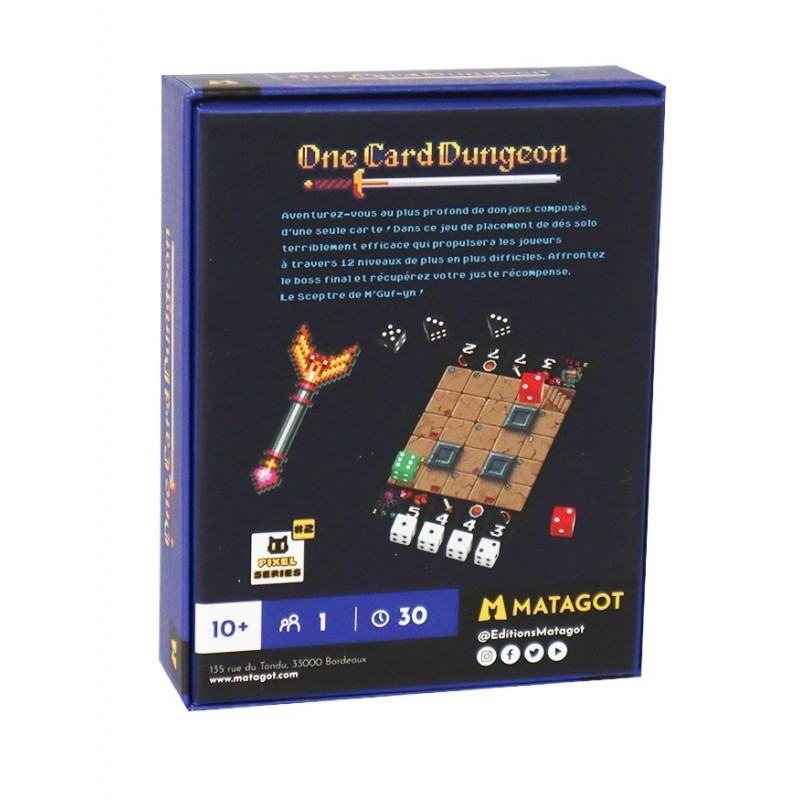 One Card Dungeon - Jeu de Société - Boutique Variantes Paris - Matagot