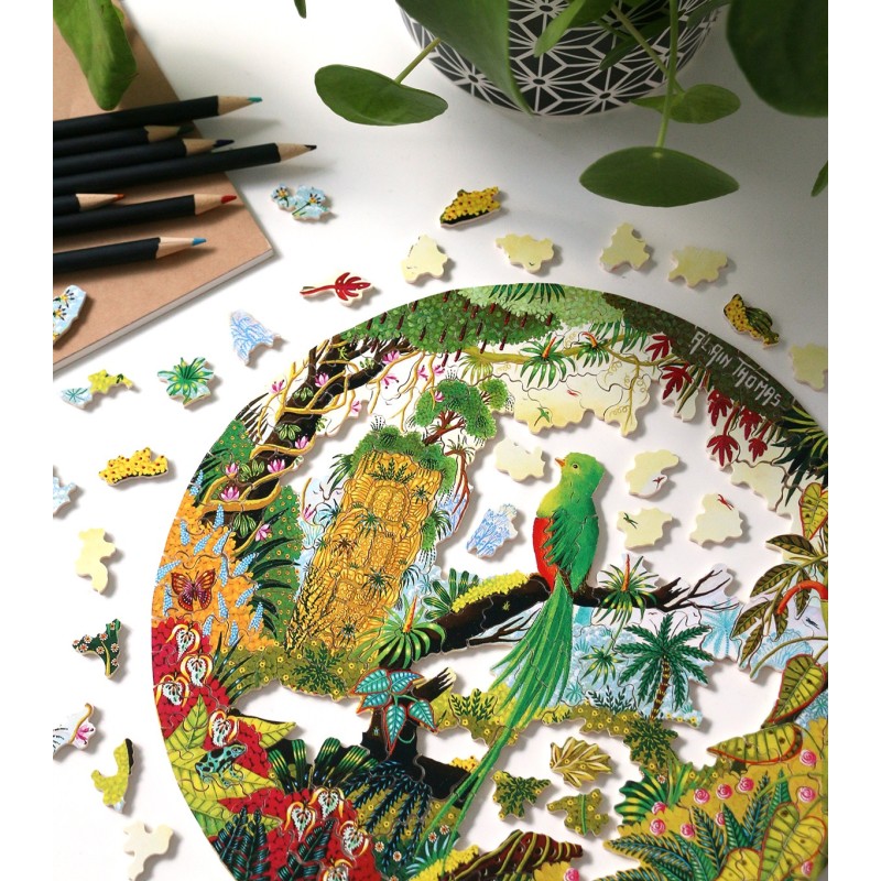 Puzzle 250 pièces - Quetzal Resplendissant, Alain Thomas - Boutique de ...