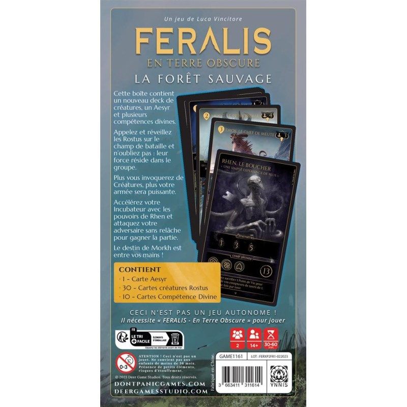 Feralis - Extension : La Forêt Sauvage - Jeu de Société - Boutique ...