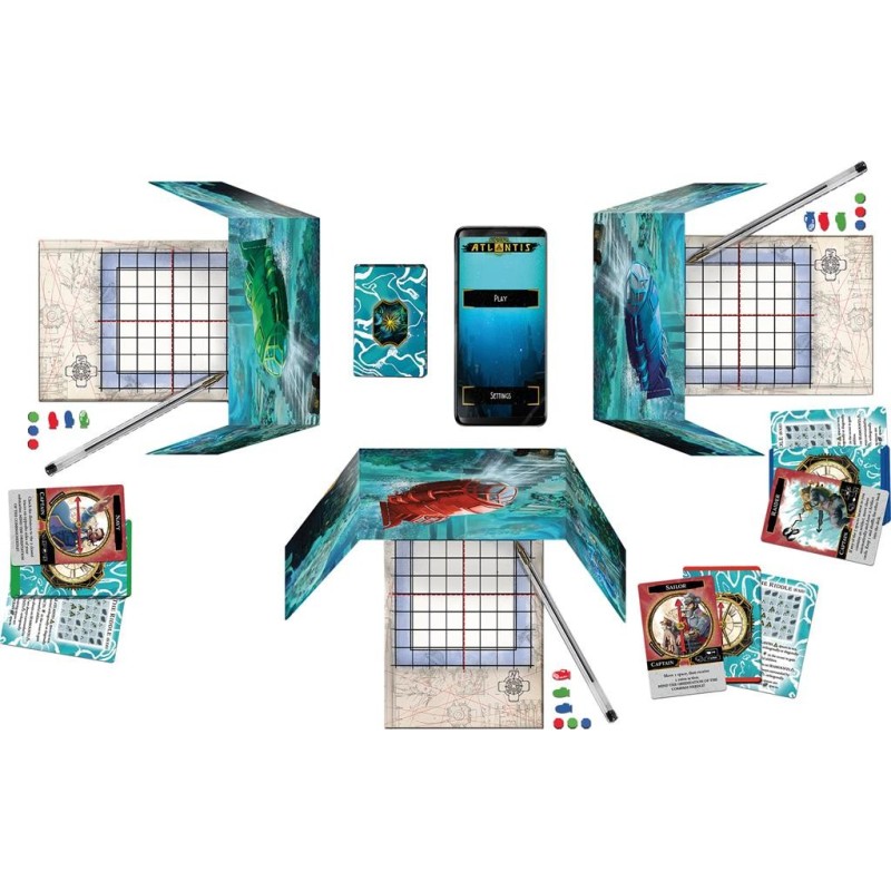 Finding Atlantis - Jeu de Société - Boutique Variantes Paris - Synapses ...
