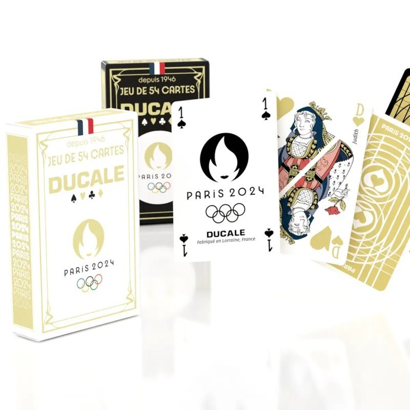 Jeu de 54 Cartes Jeux Olympiques Paris 2024 - Ducale - Boutique Variantes