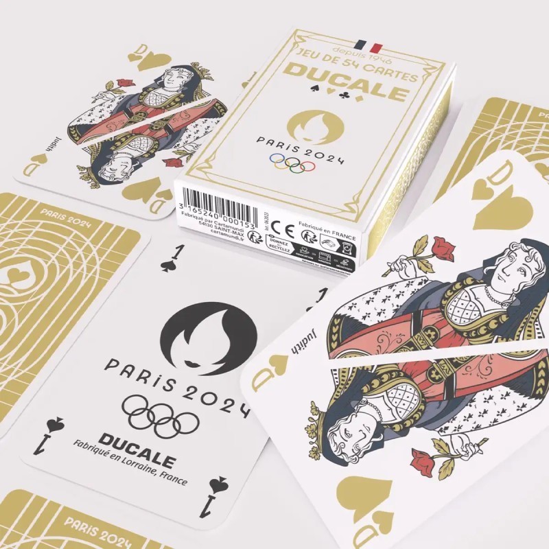 Jeu de 54 Cartes Jeux Olympiques Paris 2024 - Ducale - Boutique Variantes