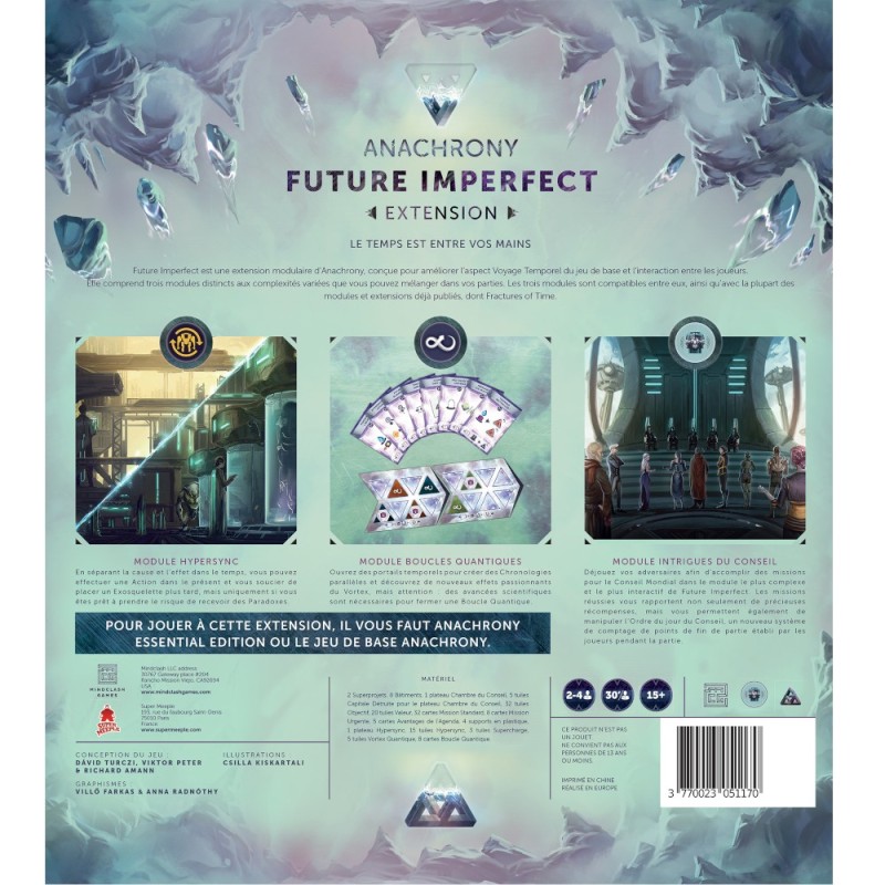 Anachrony : Extension Future Imperfect - Jeu de Société - Boutique ...