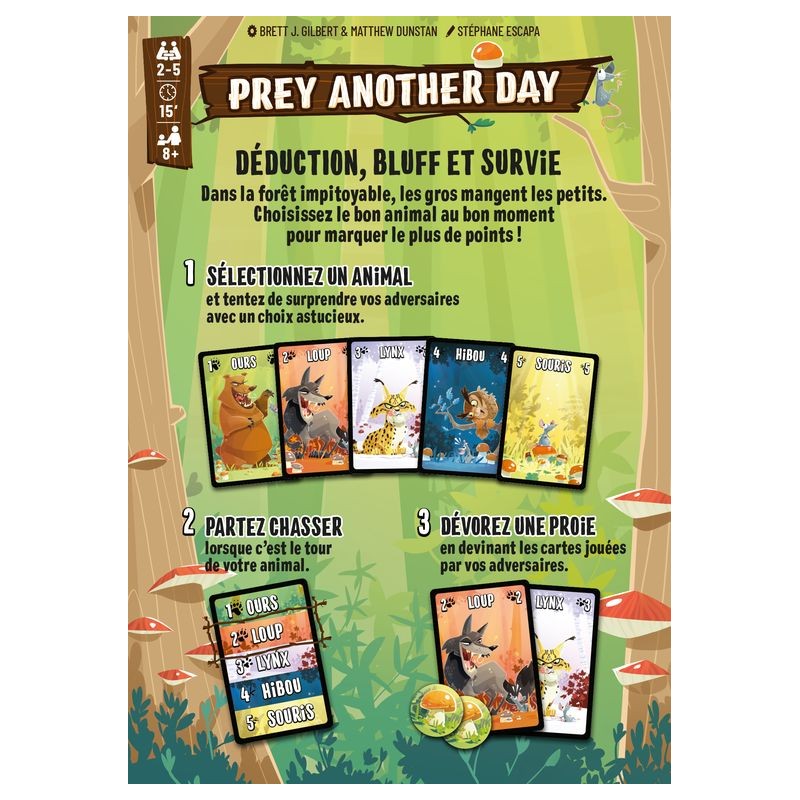 Prey Another Day - Acheter Jeu de Société - Boutique Variantes Paris
