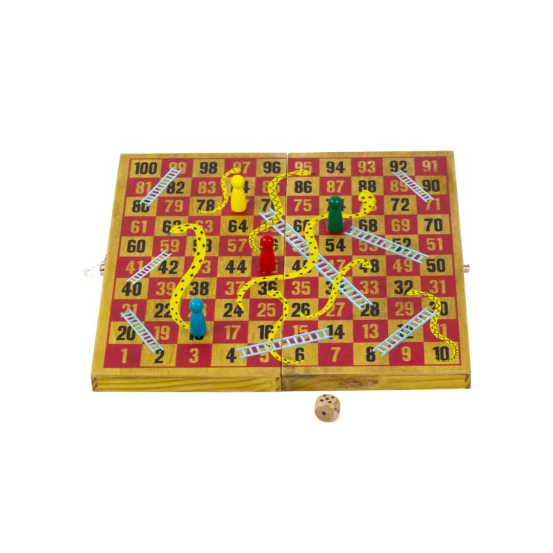 Jeu échelles et serpents - Snakes and ladders - Boutique Variantes Paris