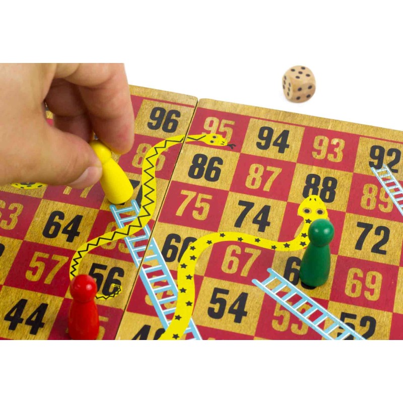 Jeu échelles et serpents - Snakes and ladders - Boutique Variantes Paris