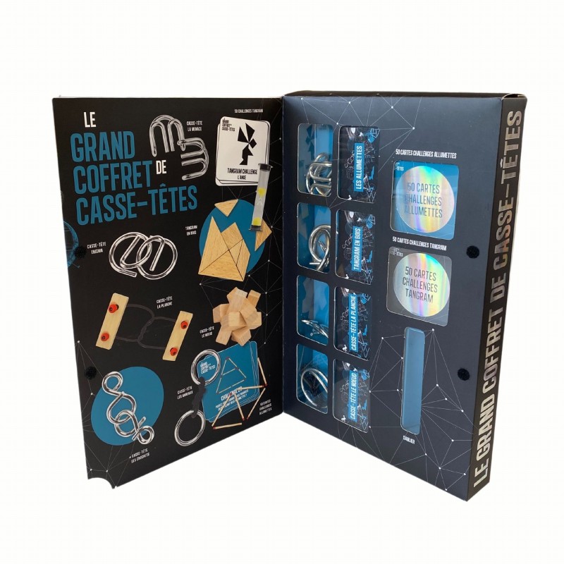 Le Grand Coffret Casse-Tetes - Professor Puzzle - Boutique Variantes Paris