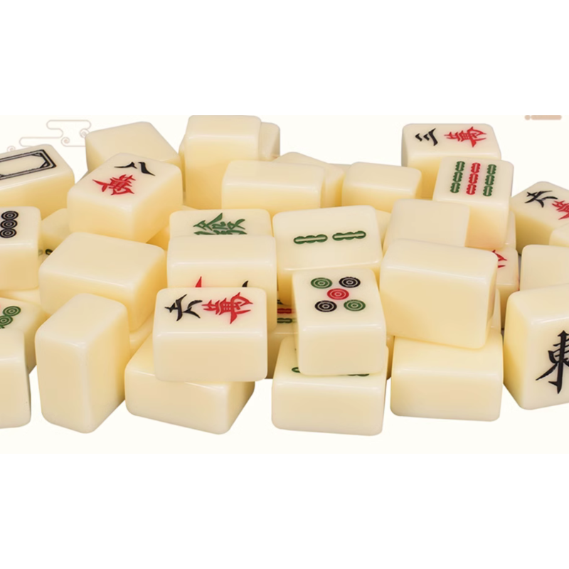 Coffret de Mahjong Traditionnel Couleur Ivoire - Boutique Variantes ...