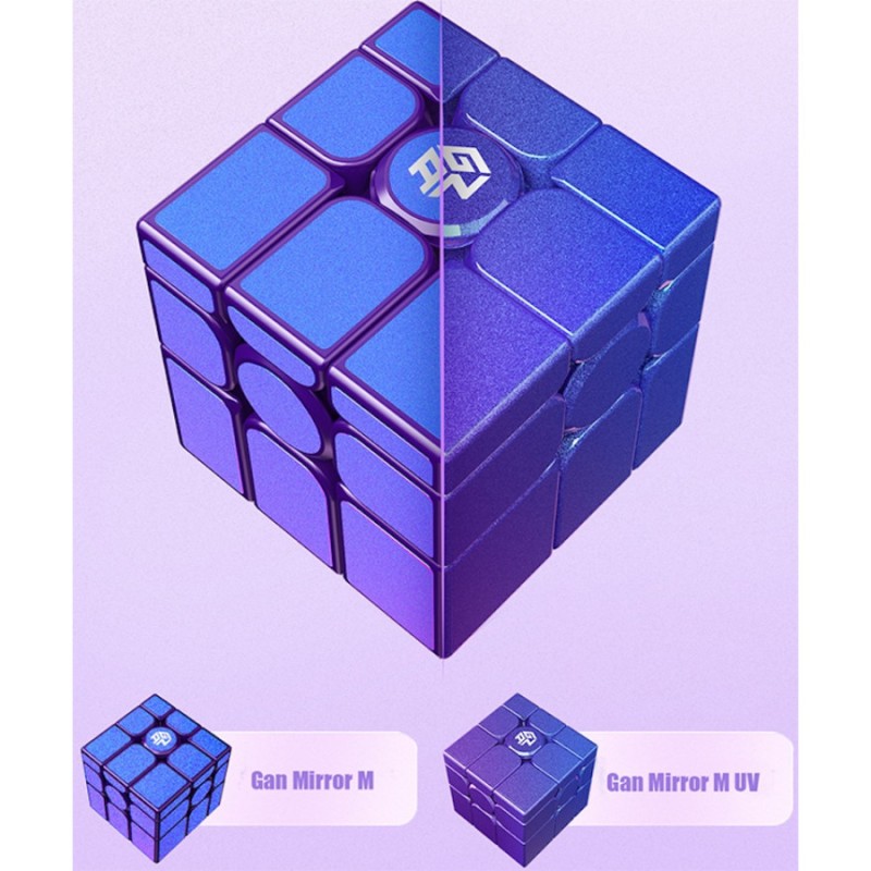 Cube Mirror 3x3 Gan M UV Magnetique Purple (Violet) - Boutique ...