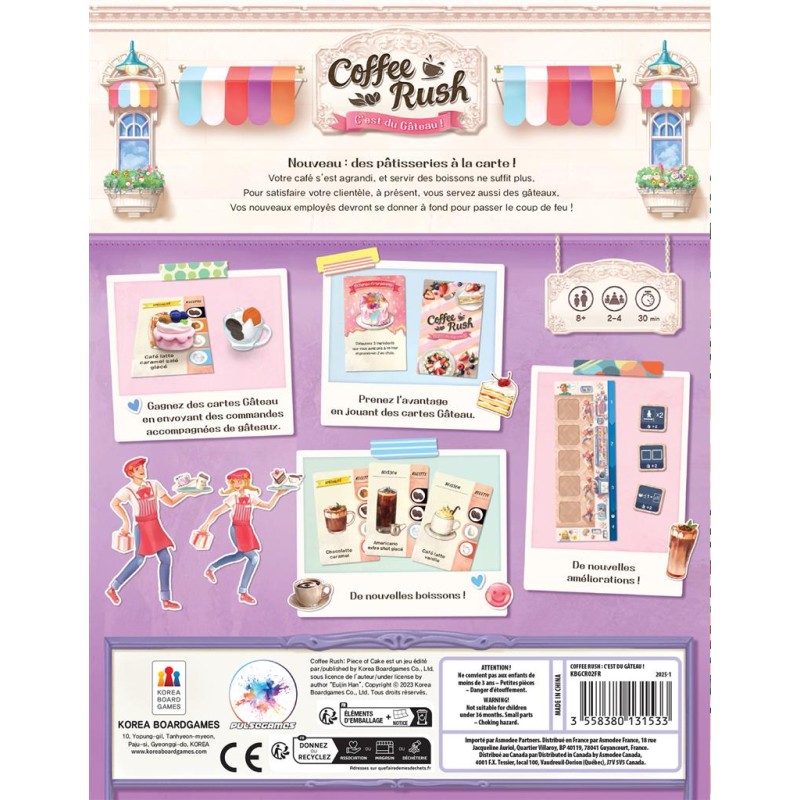 Coffee Rush Extension C'est du Gâteau - Jeu de Société - Boutique ...