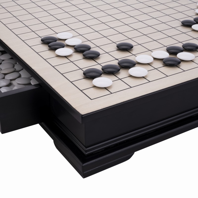 Ensemble Jeu de Go Complet en Bois - Boutique Variantes Paris