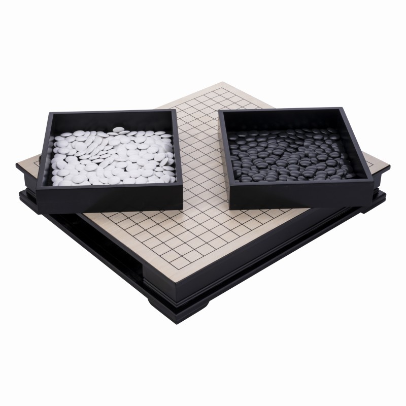 Ensemble Jeu de Go Complet en Bois - Boutique Variantes Paris