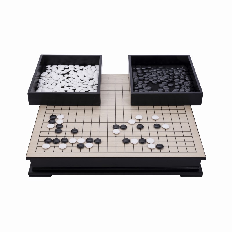 Ensemble Jeu de Go Complet en Bois - Boutique Variantes Paris