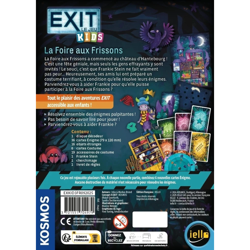 EXIT Kids La Foire aux Frissons - Boutique Variantes Paris - Escape ...