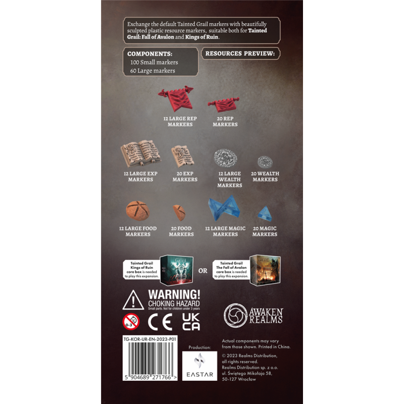 Tainted Grail : Upgraded Ressources - Extension Jeu de Société ...