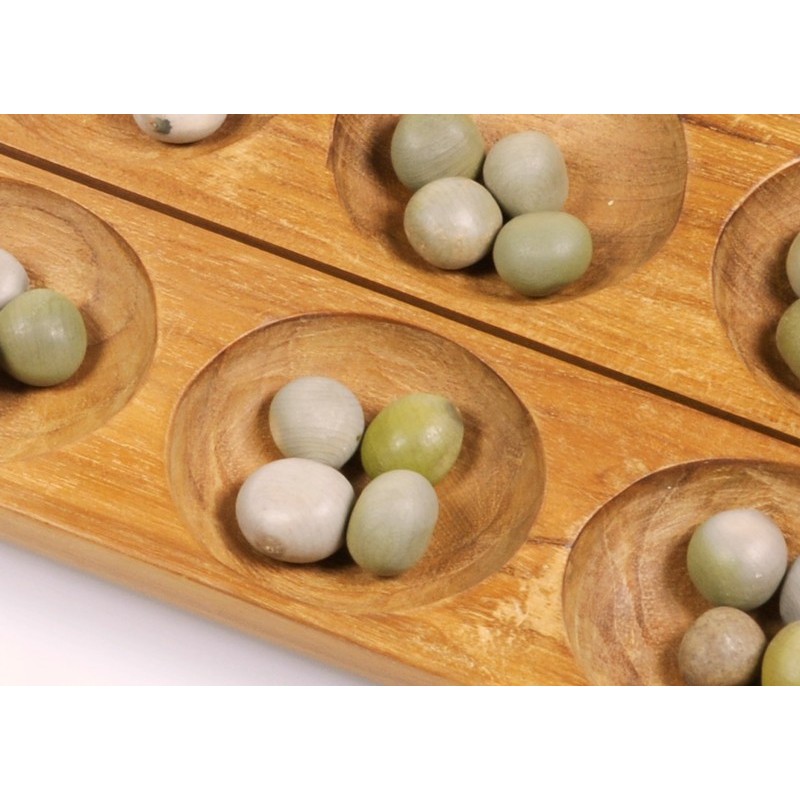 Awalé en Bois d'Ebène et d'Acacia - Magasin de Jeux Traditionnels ...