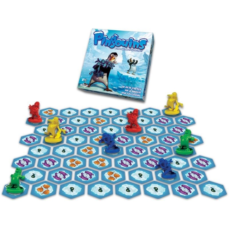 Pingouins jeu de plateau de rapidité et de stratégie sur la banquise