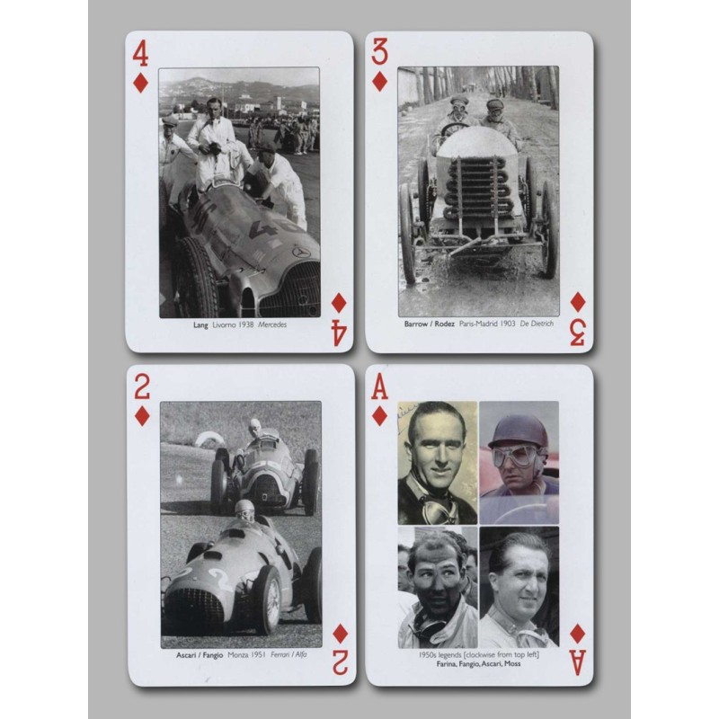 Cartes à jouer Motor Racing Legends - Variantes boutique à Paris